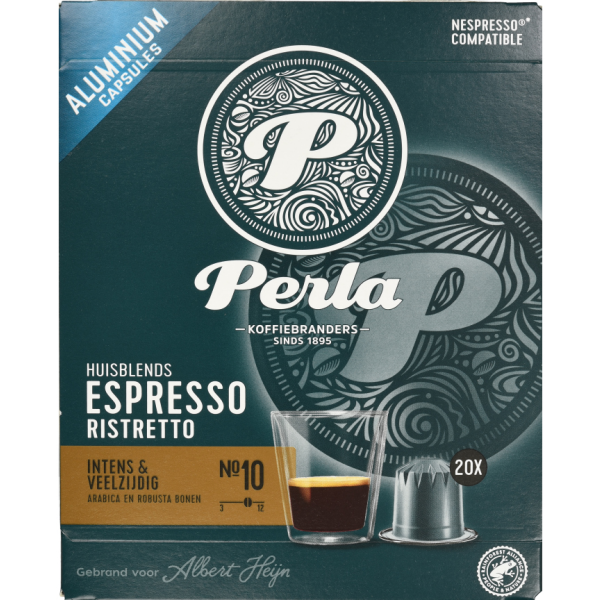 Κάψουλες PERLA espresso ristretto 20x5gr
