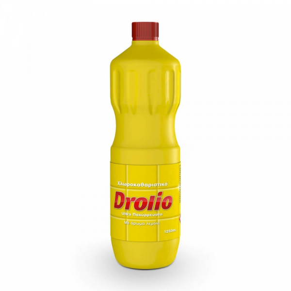 Χλωροκαθαριστικό DROLIO με άρωμα λεμόνι 1250ml