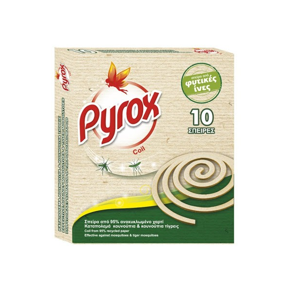 Εντομοαπωθητικό σπιράλ PYROX coil 10τμχ