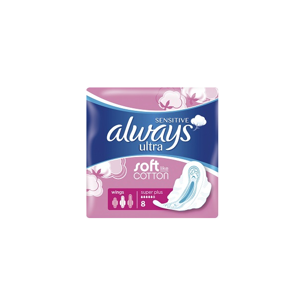 Σερβιέτες ALWAYS Sensitive ultra long plus 8τμχ