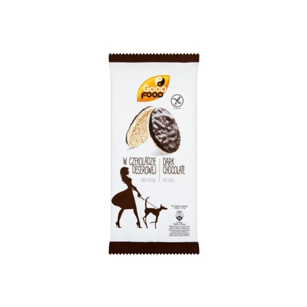 Ρυζογκοφρέτες GOOD FOOD με επικάλυψη σοκολάτας υγείας 70gr