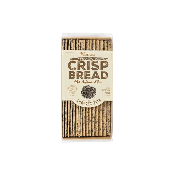 Κριτσίνια DANVITA Crisp Bread σίτου με σπόρους τσία 130gr