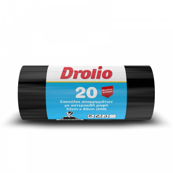Σακούλες Απορριμάτων DROLIO 20τμχ