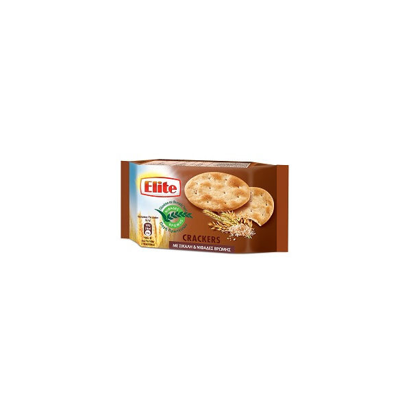 Crackers ELITE σίκαλη & νιφάδες βρώμης 80gr