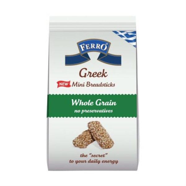 Κριτσίνια FERRO Μακεδονικά ολικής άλεσης 80gr
