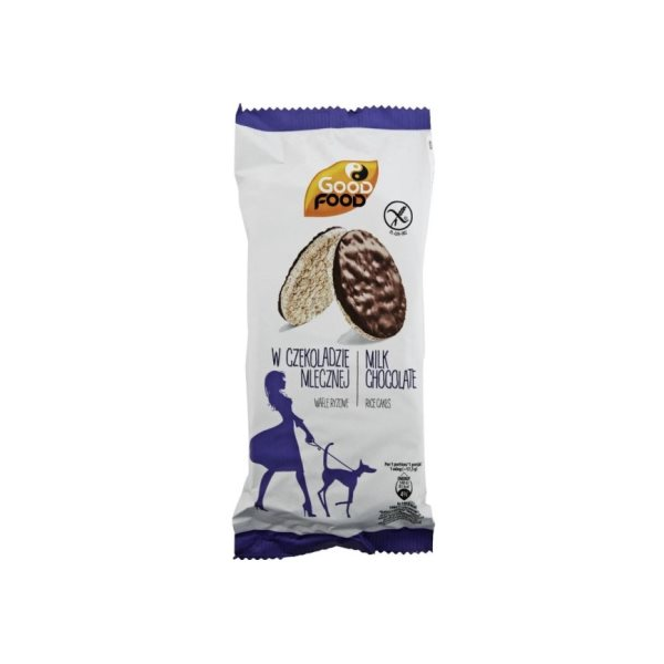 Ρυζογκοφρέτες GOOD FOOD με επικάλυψη σοκολάτας 70gr